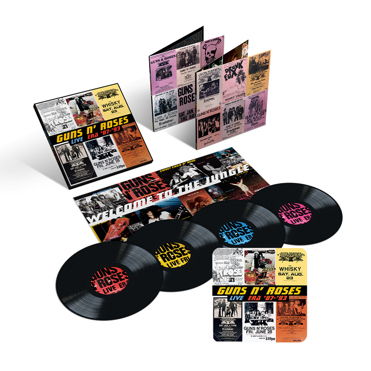 Live Era ’87-’93 (4LP) + Magnet - Guns N' Roses UK